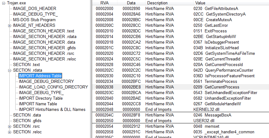 PE file format: Import Address Table - Alon Alush